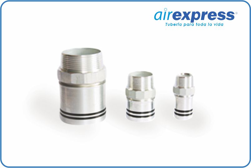 Unión roscada macho (B) - Ingeneumatica